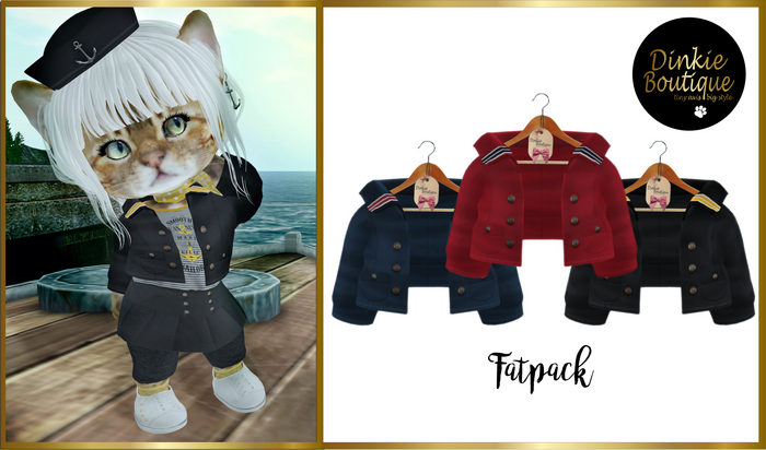 Second Life Marketplace Db Dinkies Eliza Jacket Fatpack
